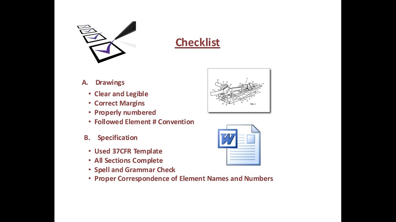 Patent Application Checklist Before Filing by Don Boys of Central Coast ...