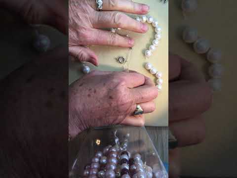 Introduction to Stringing Pearls - 2 of 4 - YouTube