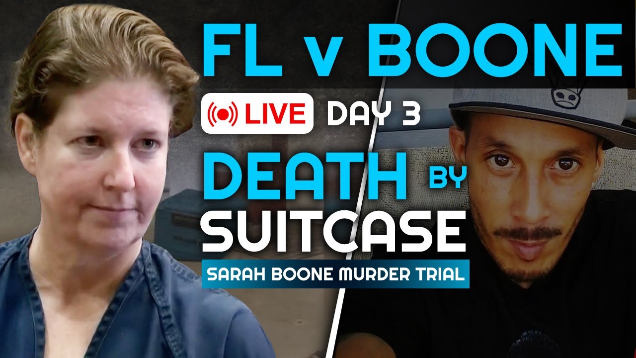 LIVE: FL v. Sarah Boone - Suitcase Murder Trial - Sarah Boone Takes the ...
