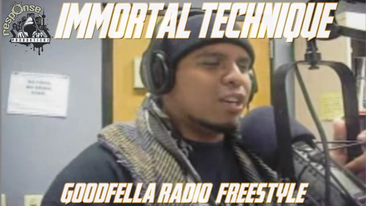IMMORTAL TECHNIQUE - GOODFELLA FREESTYLE | prod.resp0nse_ #rap #rapper ...