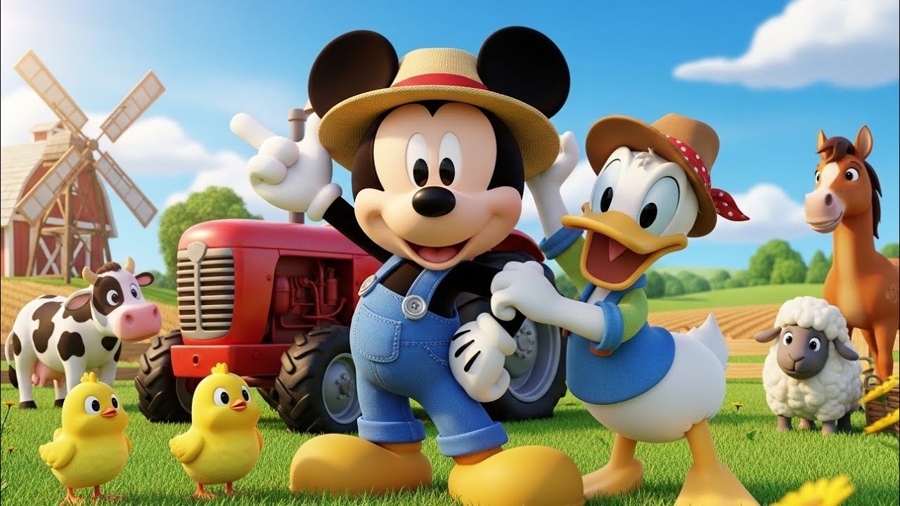 Mickey Mouse and Donald’s Happy Farm Adventure | Fun Kids Cartoon Farm ...