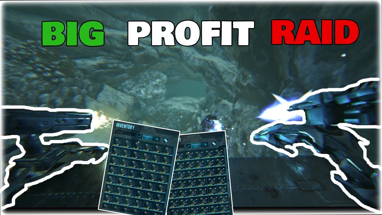 BIG PROFIT RAID And Moving Bases l Ark Survival Evolved - YouTube