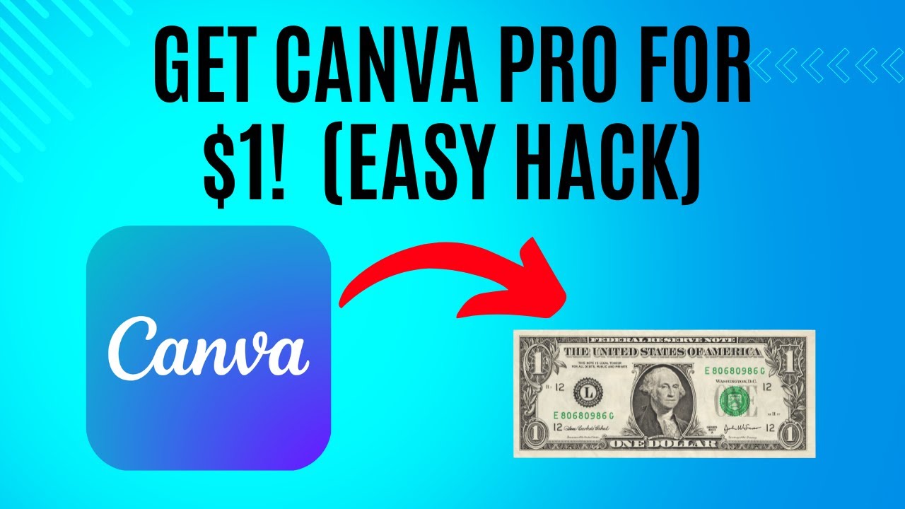 How to Get Canva Pro for Just $1 (2025 Easy Method!) - YouTube