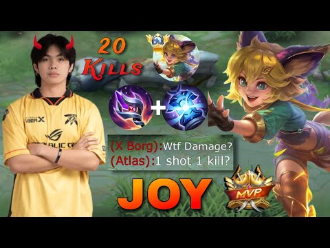 New Meta JOY 20 Kills + Savage, 2025 Broken Build & Emblem - Mobile ...