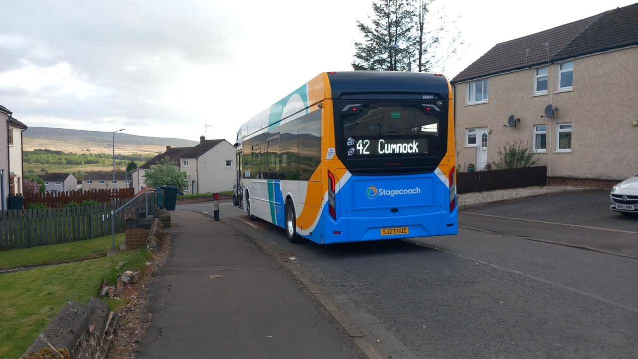 On Stagecoach West Scotland Volvo BZL SJ23 HUZ - YouTube