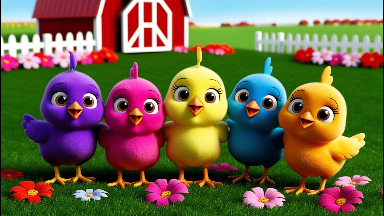5 Little Chicks Song | Fun Nursery Rhyme for Kids | Chirpy Chick ...