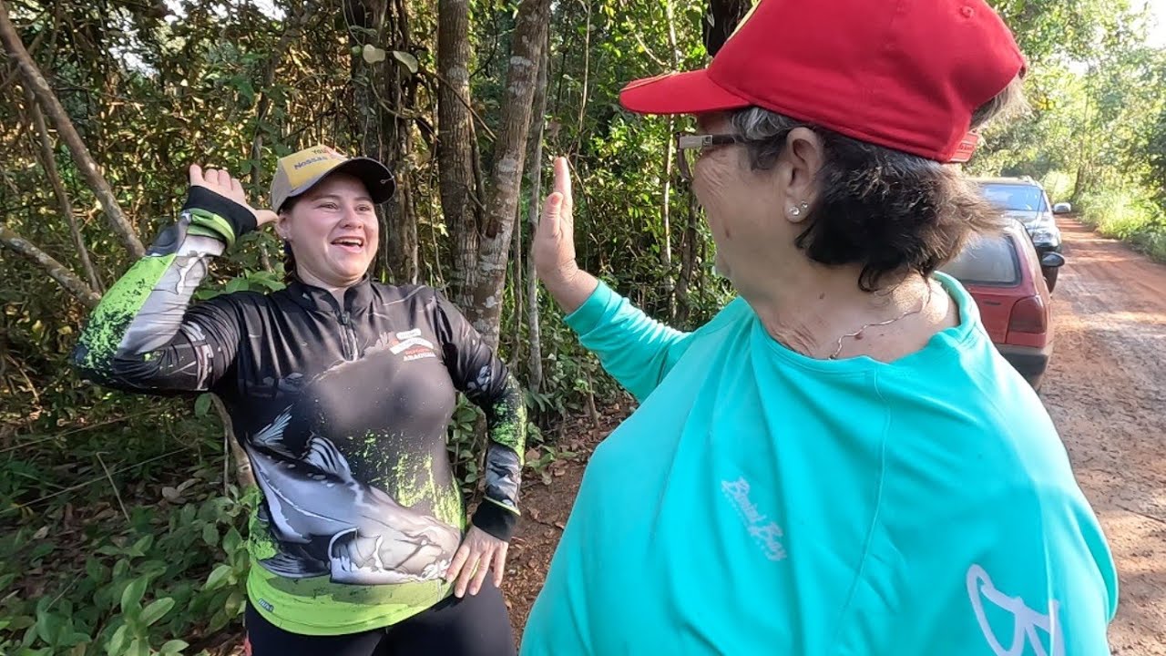 RECEBEMOS UMA SURPRESA E LEVAMOS ELA PARA PESCAR NA CEVA ..pescaria ...