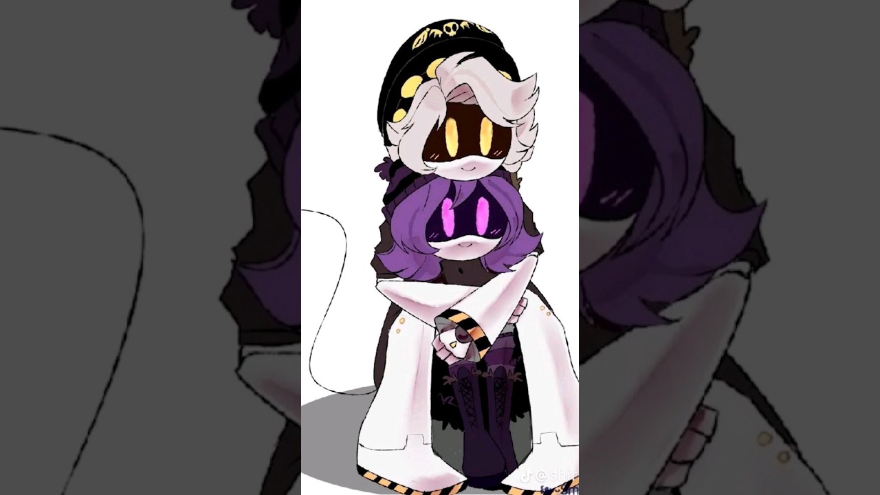 N x Uzi's SOFT AND WHOLESOME CUDDLES!! 🥺💜💛💘 #murderdrones # ...