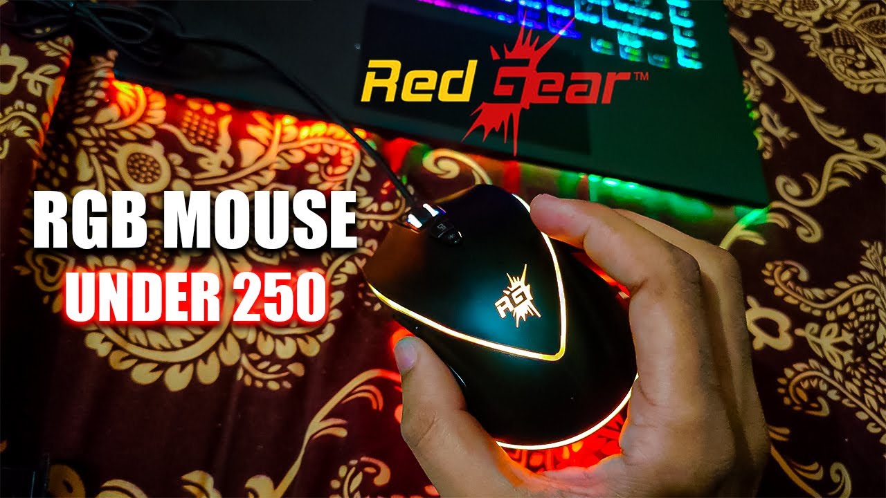 Best Entry level Mouse ? Redgear A-17 | Wired RGB Mouse - YouTube