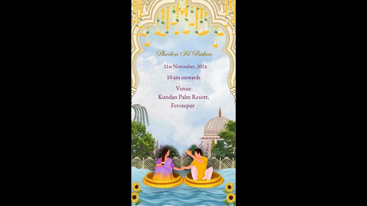 Phoola Ki Bahar Raman And Nikita Kundan Palm Resorts And ladies sangeet ...