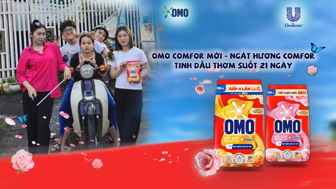 OMO Comfort mới ngát hương tinh dầu thơm suốt 21 ngày - YouTube