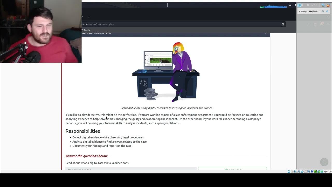 TryHackMe - Pre Security: Intro to Cyber Security: Careers in Cyber #5 - YouTube