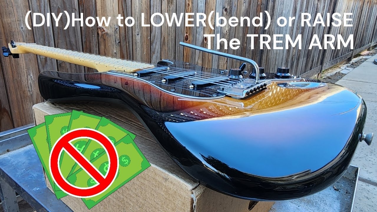 (DIY) How to LOWER(bend) or RAISE the TREM ARM - YouTube
