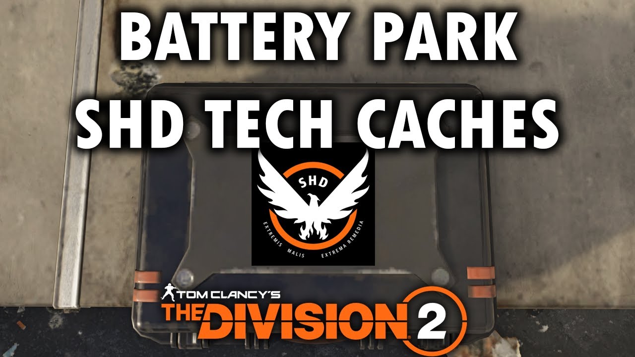 Division 2 - Battery Park - SHD Tech Cache Locations - YouTube