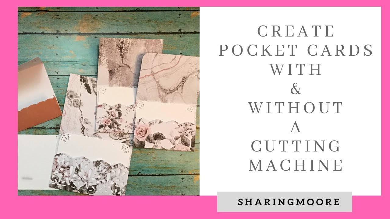 Creating Pocket Note Cards ~ May 2019 {Sharingmoore} - YouTube