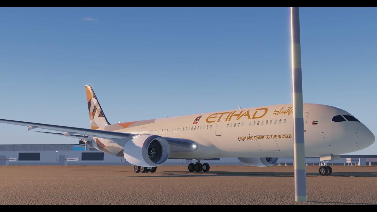 Project Flight | Boeing B787 Etihad Airways | Full flight London ...