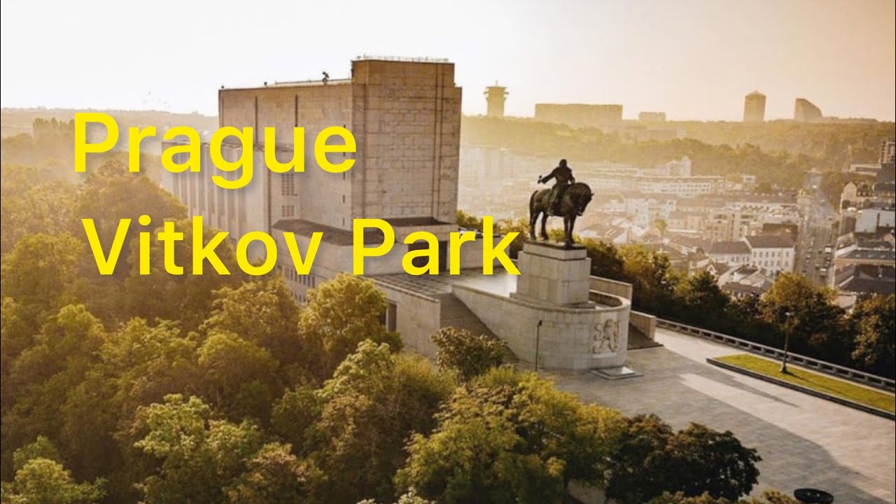 Walk Prague part 4 - Park Vitkov - Relaxing video #prague #europe #2023 ...