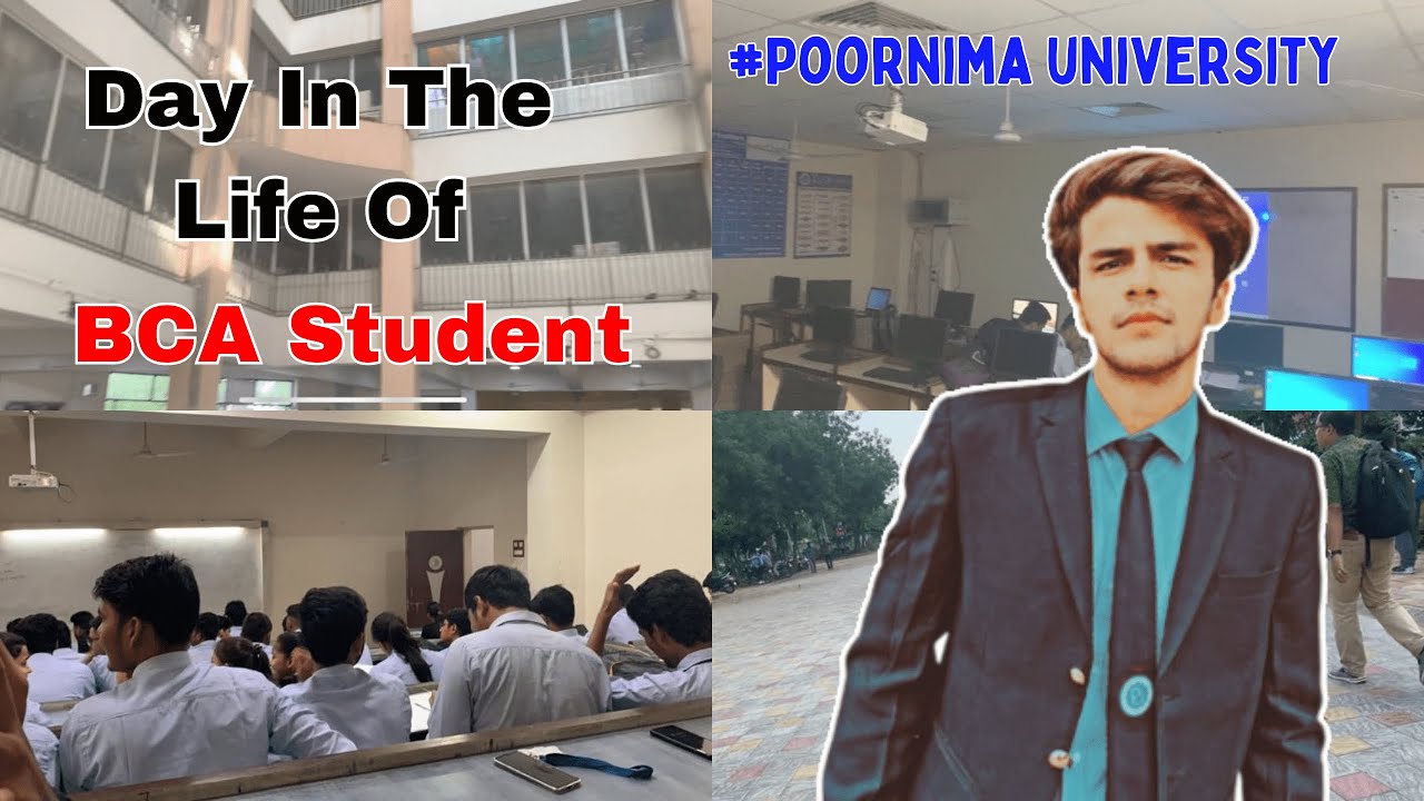 A Day in Life Of a BCA Student in Poornima University | Jaipur - YouTube