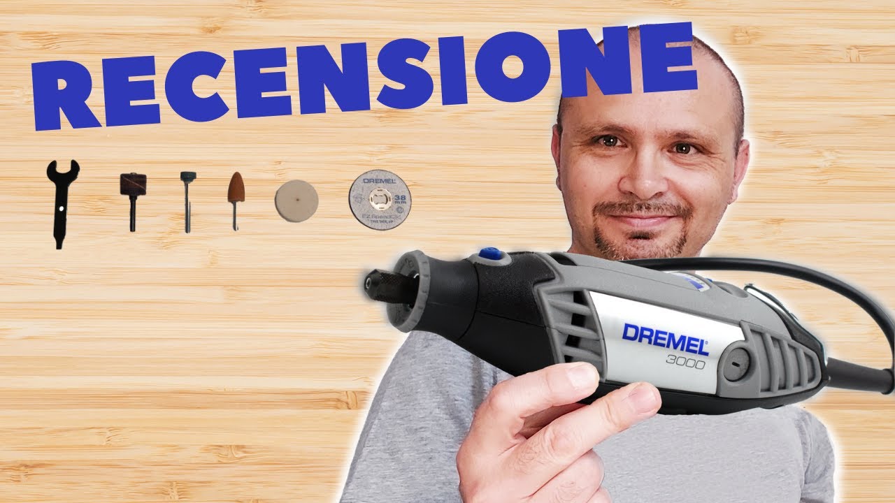 Dremel 3000 + 25 accessori - Recensione e spiegazione delle punte in ...
