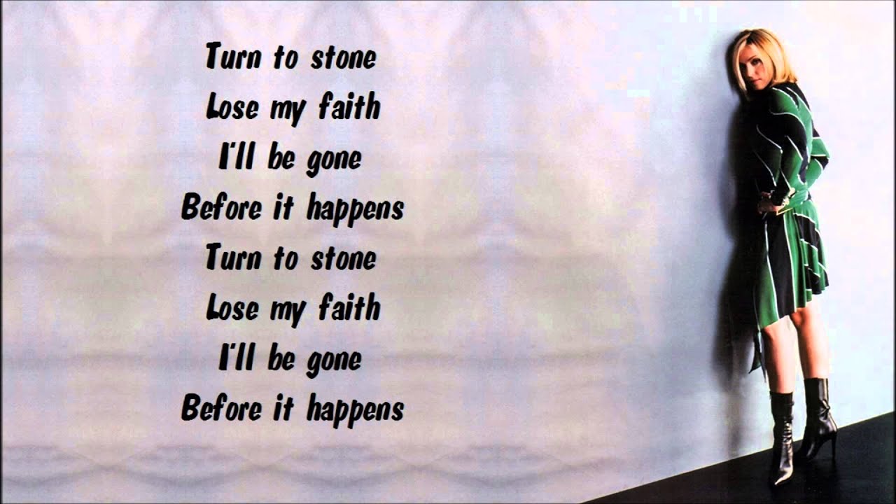 Madonna - Gone Karaoke / Instrumental with lyrics on screen - YouTube