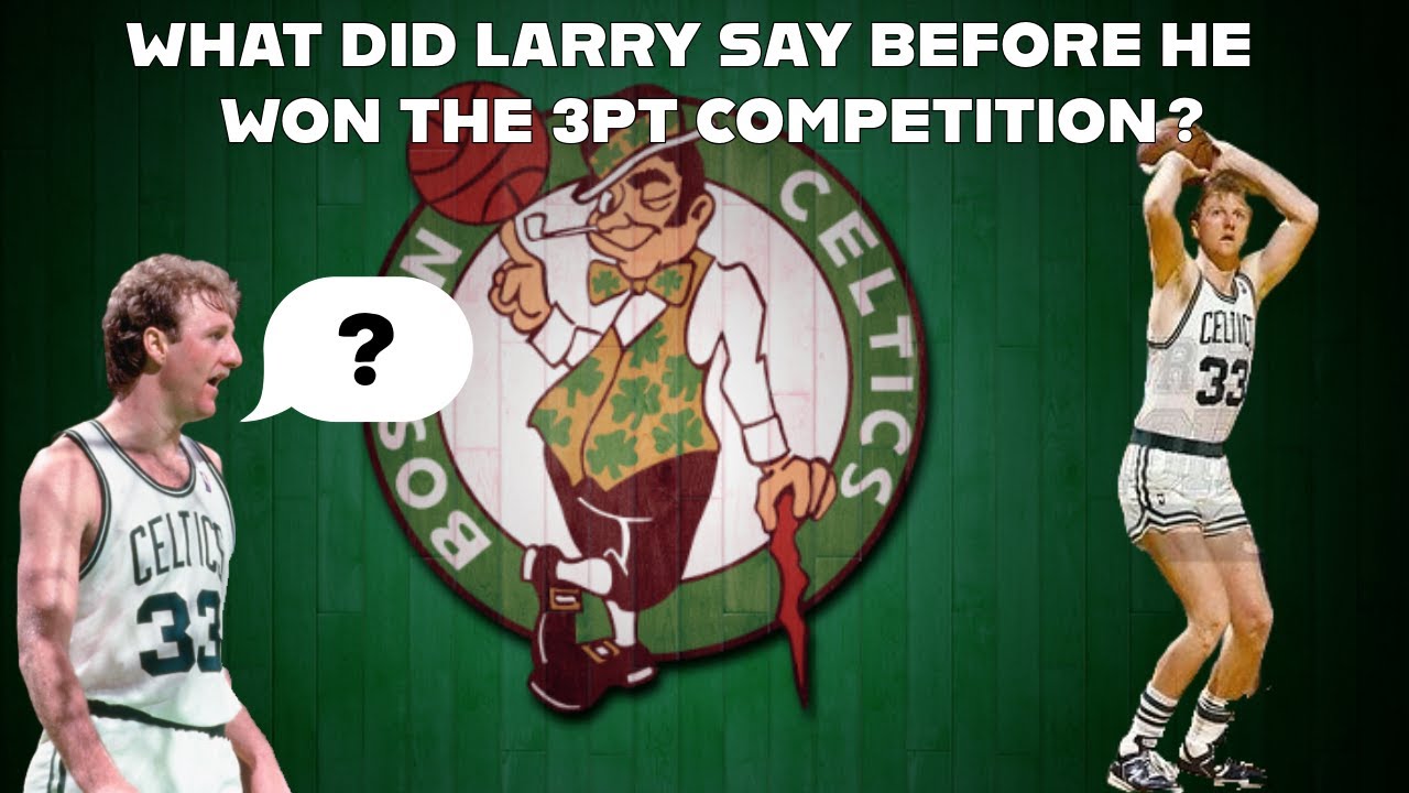 Larry Birds Best Trash Talk Moment NBA 1987 3PT Competition - YouTube