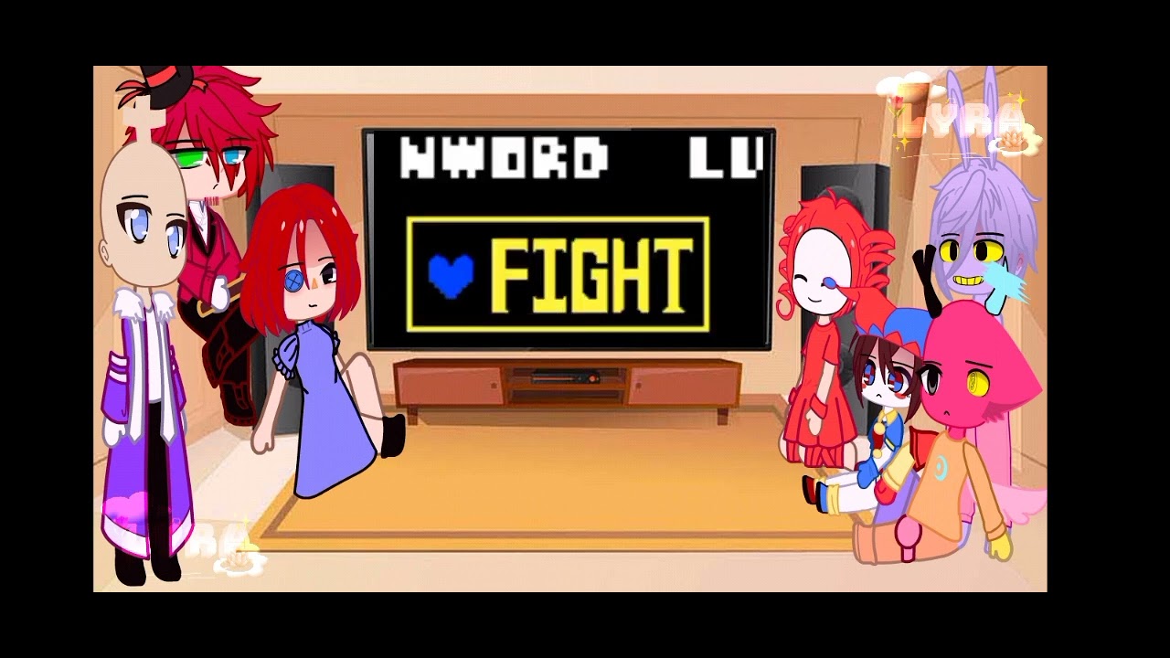 `||The Amazing Digital Circus (TADC) react to Undertale, Sans Batlle ...