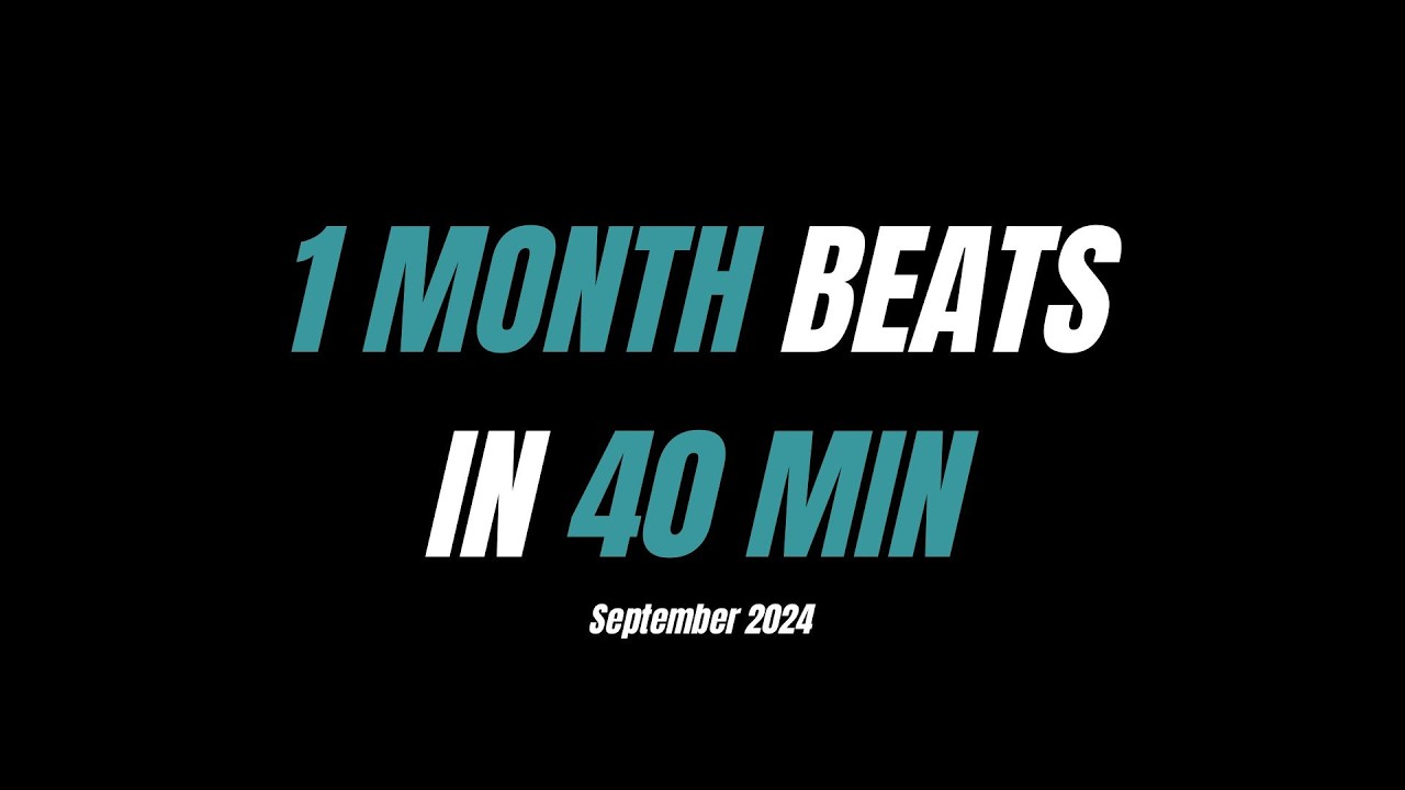 1 Month Of Beats in 40 Minutes That Will Let YOU Write Your Next HIT ...