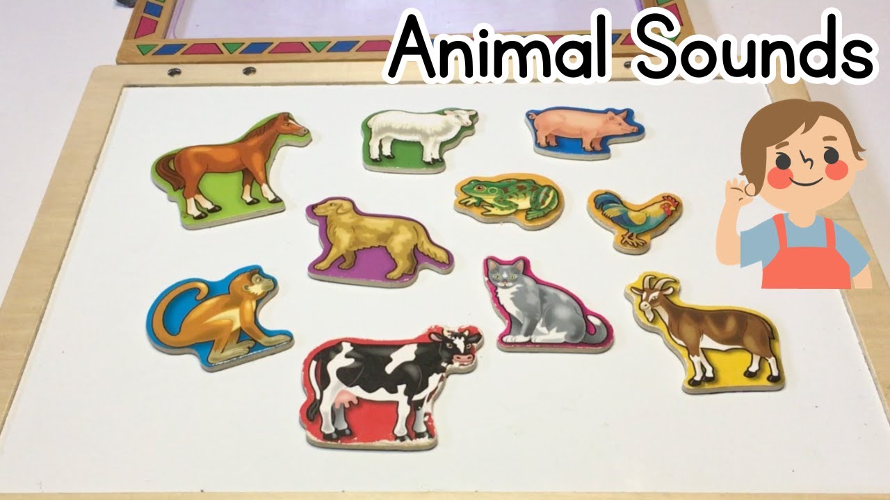 Animal Sounds - Play and Learn - Educational Video for Kids - Pretend ...