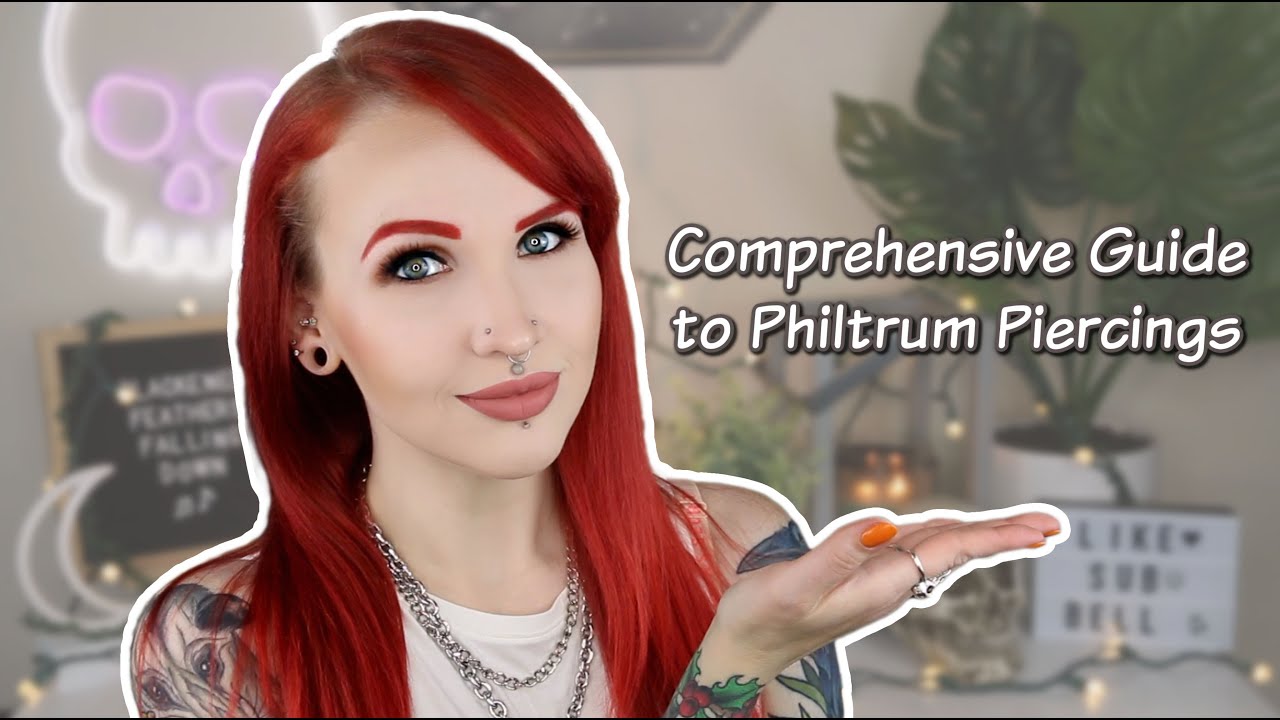 Comprehensive Guide to Philtrum Piercings - YouTube