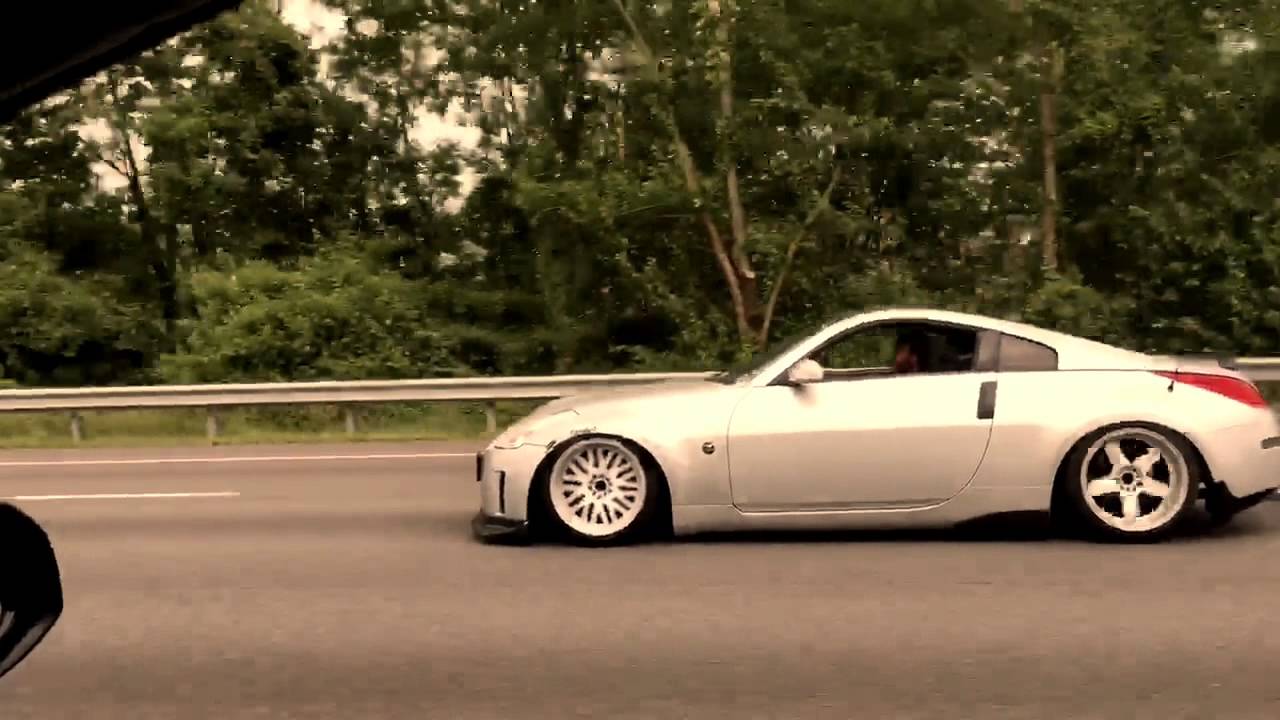 2007 350z rolling static, stance - YouTube