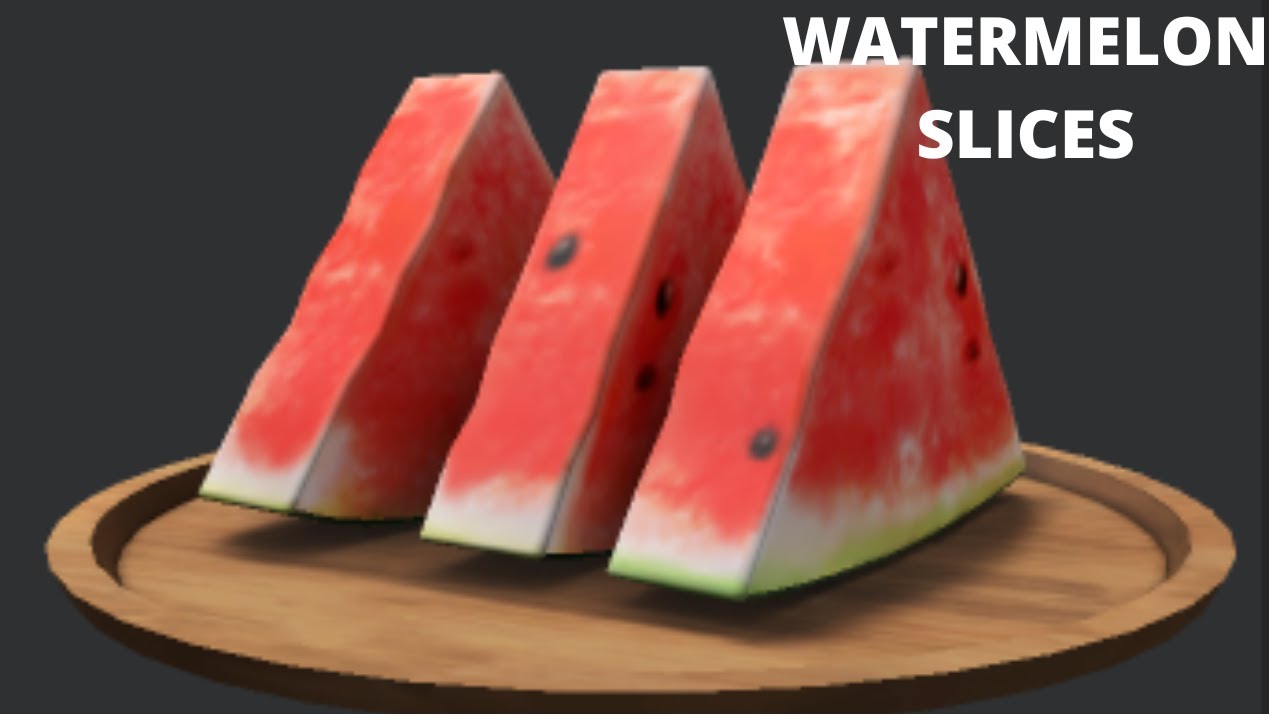 How to get watermelon slices in roblox - YouTube
