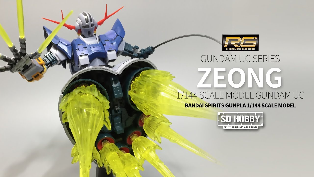 RG Zeong - Effect Set Gundam Last Shooting PART.1 | RG | Gundam ASMR ...