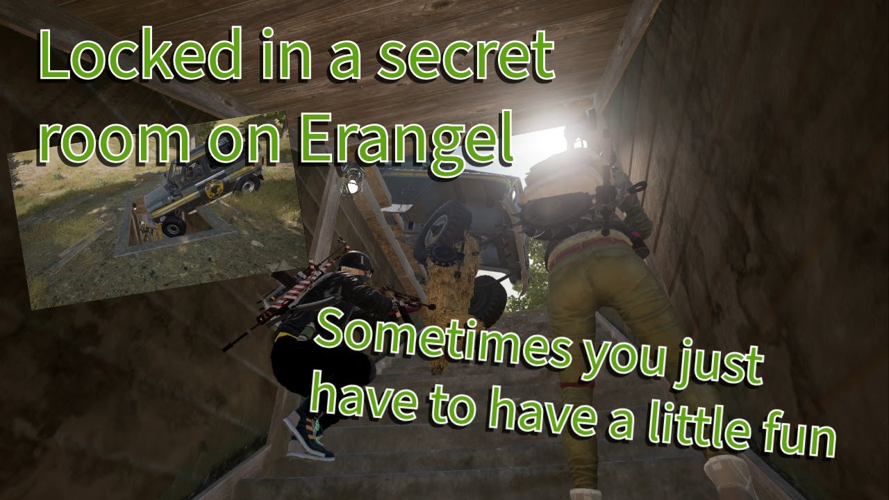 Locked in a Secret Room on Erangel | PUBG Gameplay - YouTube