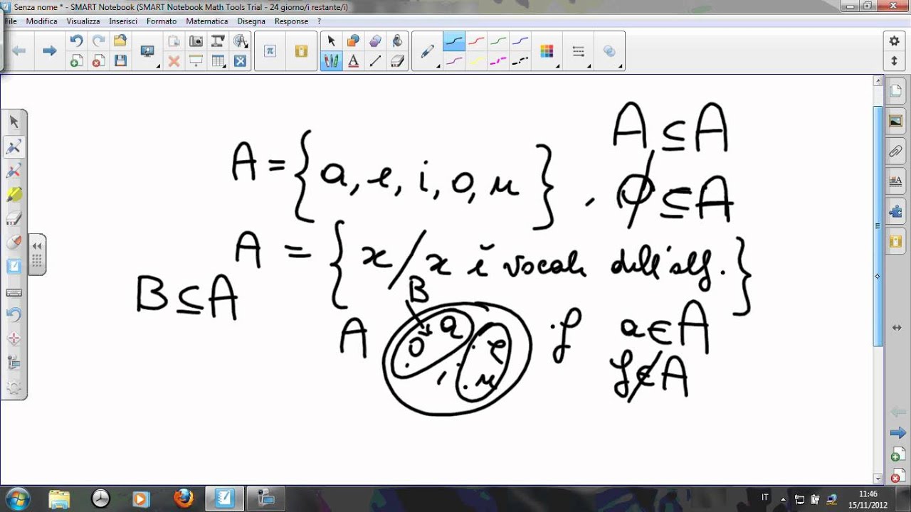 Matematica Live. Gli insiemi - YouTube