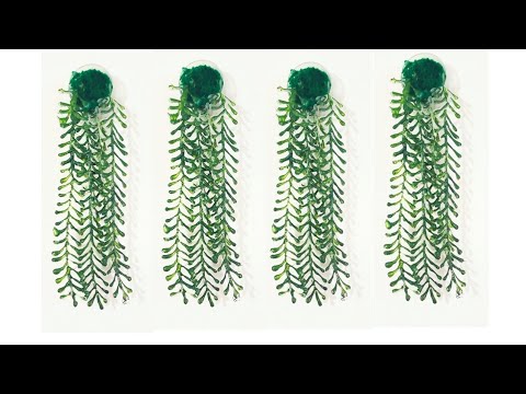 How to make artificial creepers at home | Glue gun hacks | DIY home ...