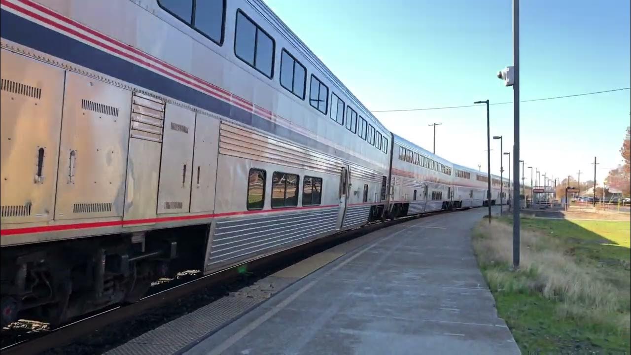 Amtrak California Zephyr No. 6 Roseville, CA 12/4/24 - YouTube