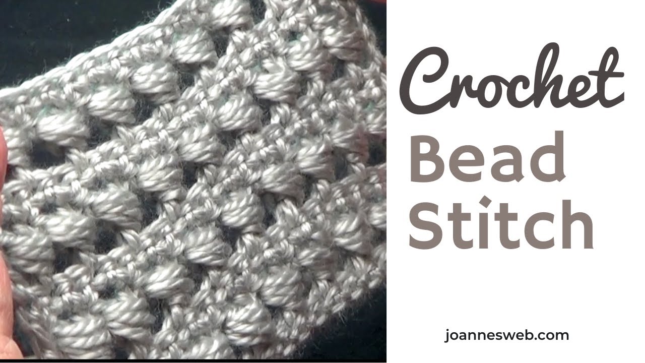 Crochet Bead Stitch - Easy Textured Crochet - YouTube