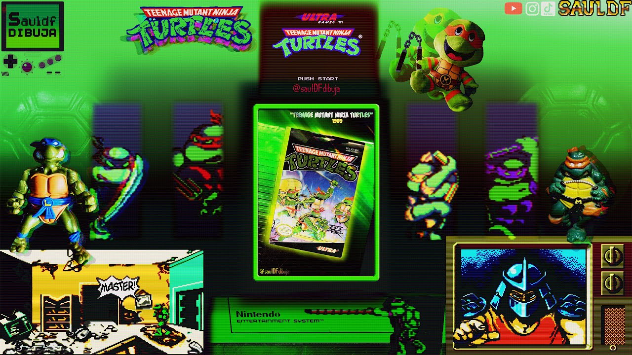 NES "Teenage Mutant Ninja Turtles" Gameplay + Music - YouTube