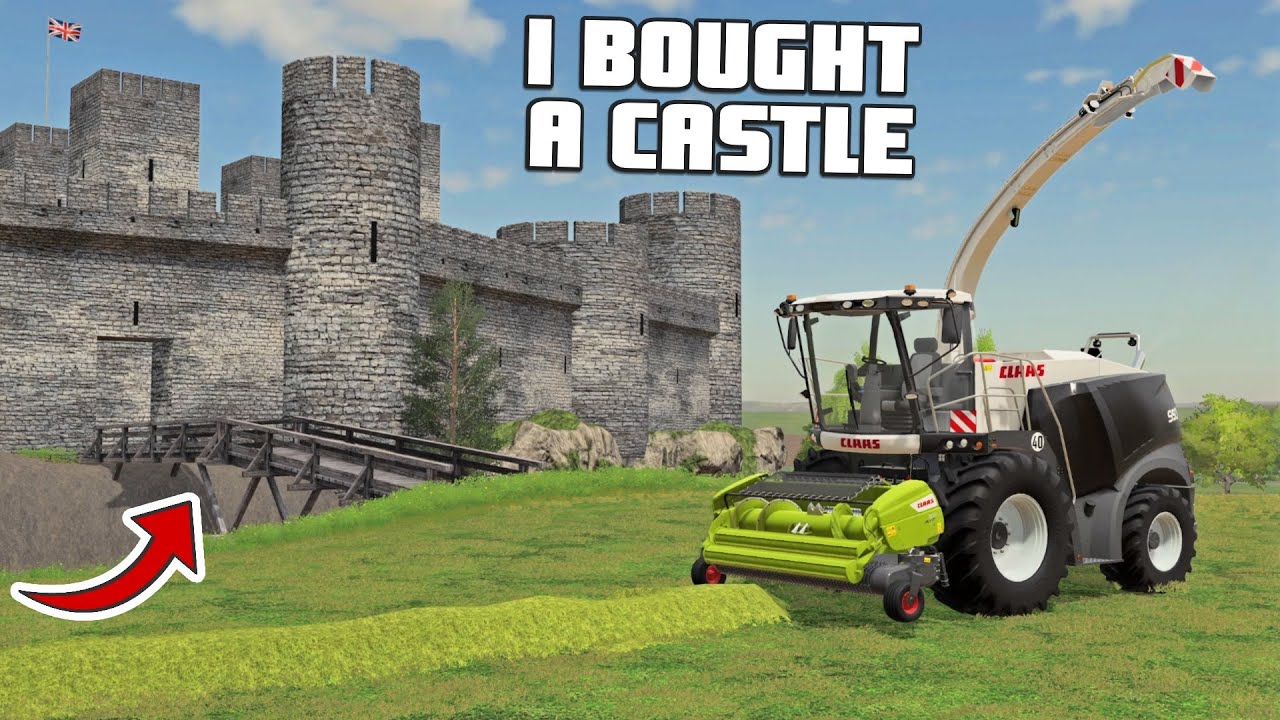 NOSTALGIA RETURNS AS I BUY A CASTLE? | Chellington Farm FS19 | Episode ...