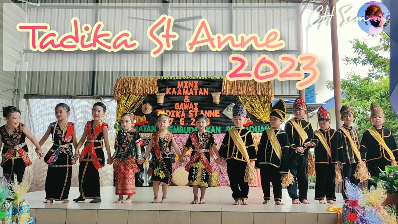 Tadika St Anne Labuan | Tarian Sumazau - YouTube