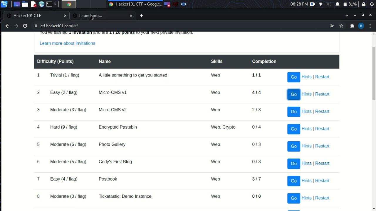 Hacker101 CTF Micro-CMS v1 (ALL 4 FLAGS) - YouTube