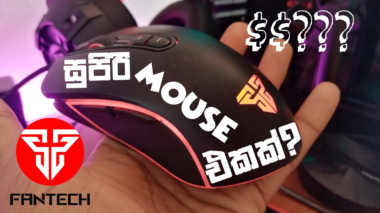 Fantech THOR x9 gaming mouse - YouTube