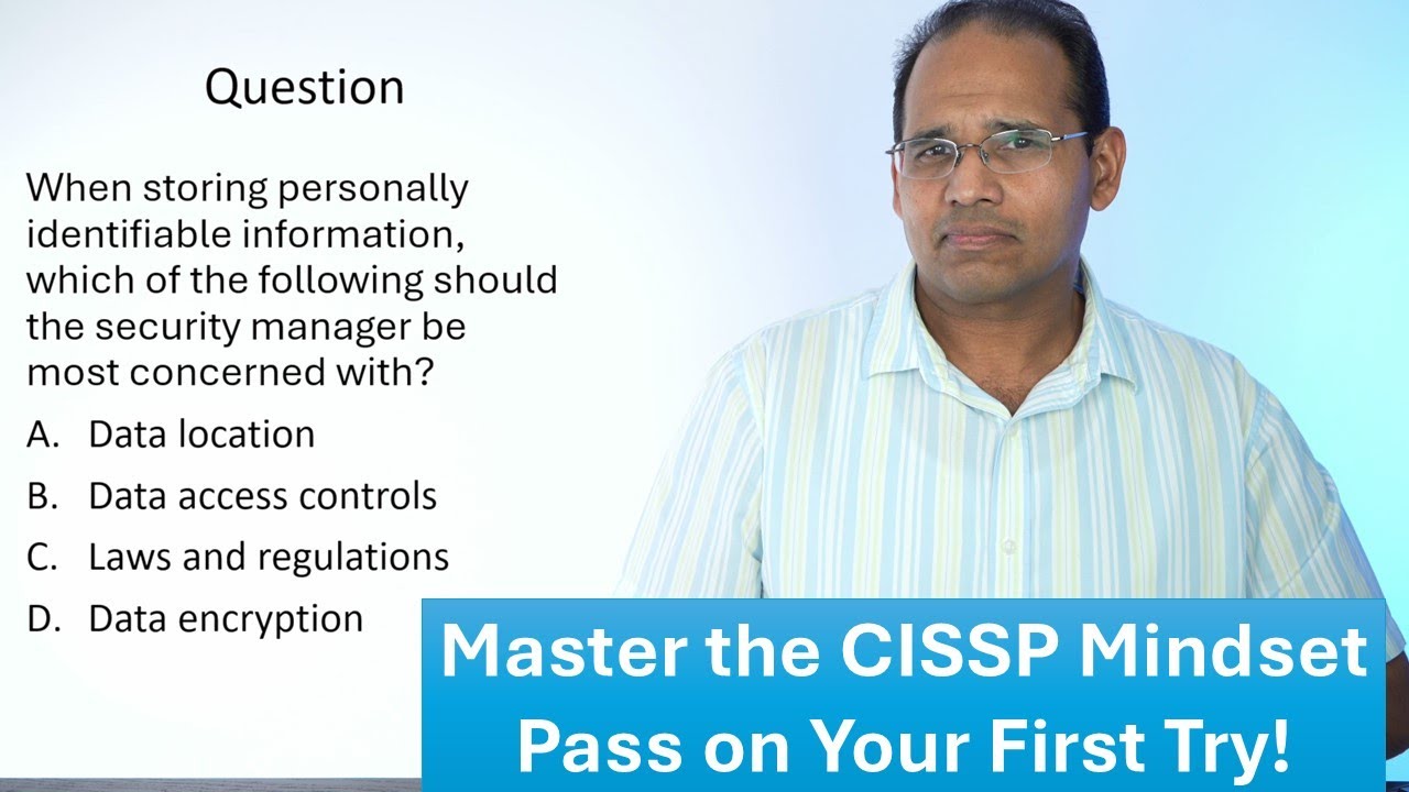 CISSP Is a MINDSET GAME – Here’s How to Pass! - YouTube