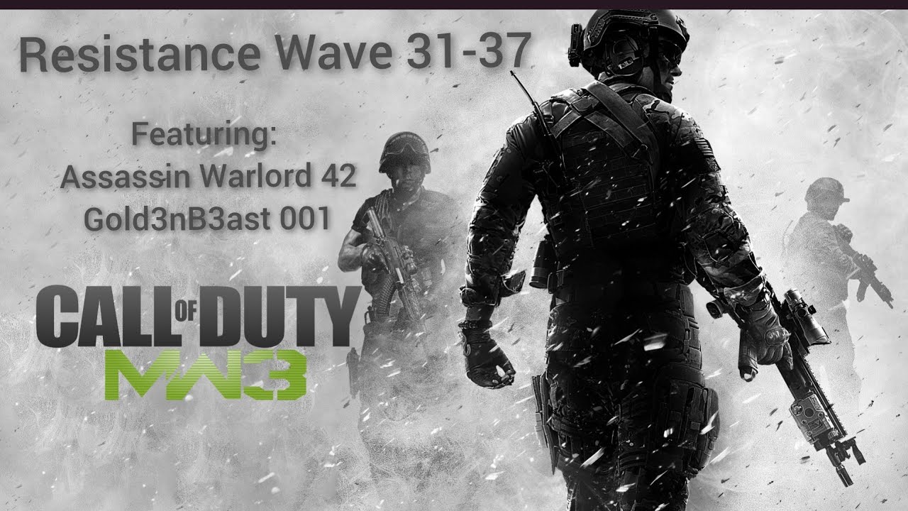 COD:MW3 Resistance wave 31-37 - YouTube