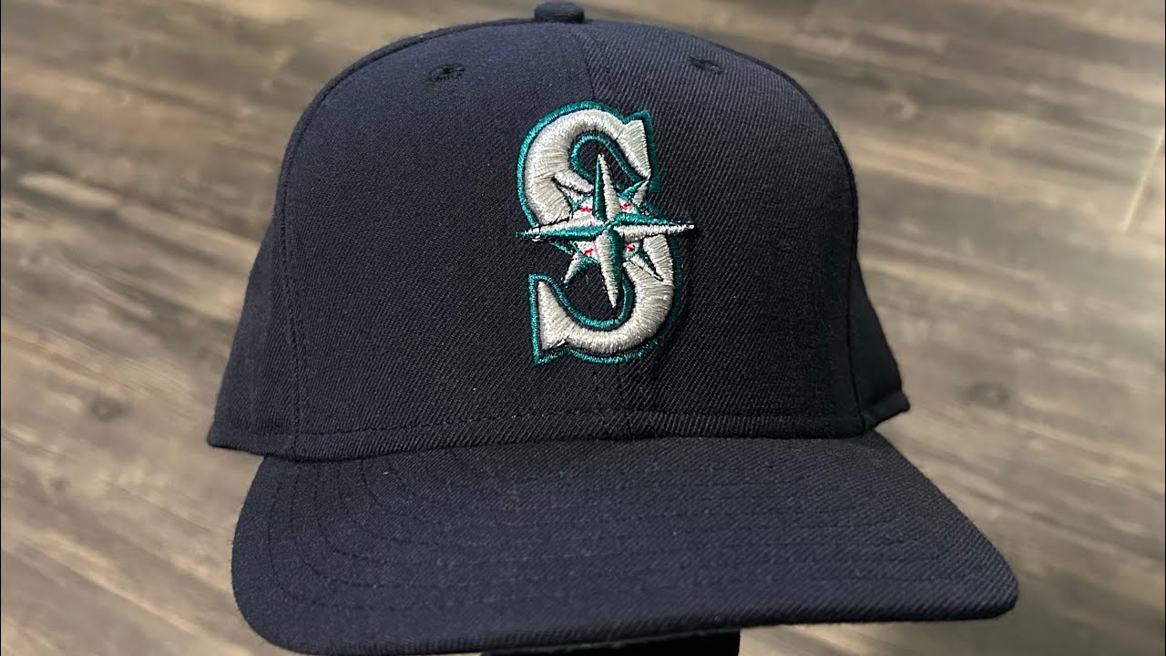 Vintage New Era 5950 Seattle Mariners 2004 Away Cap - YouTube