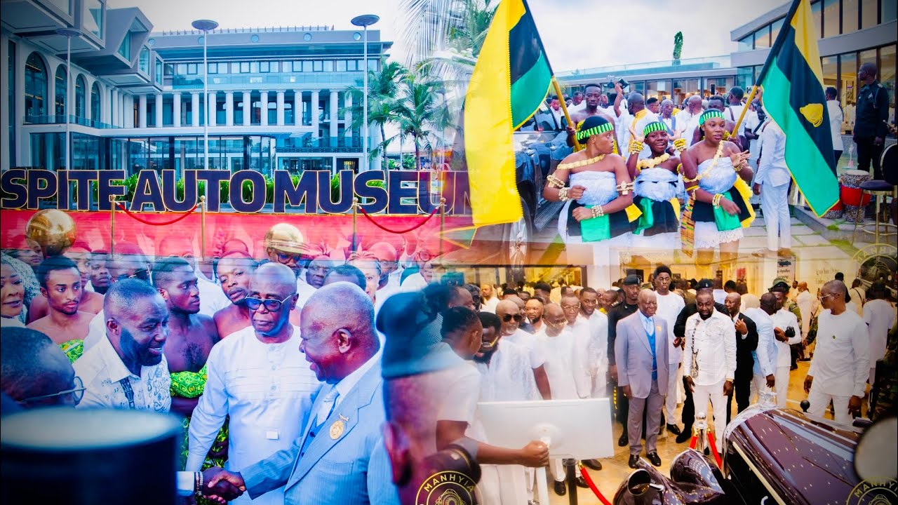 Otumfuo Graces the Opening of Despite Automobile Museum. - YouTube