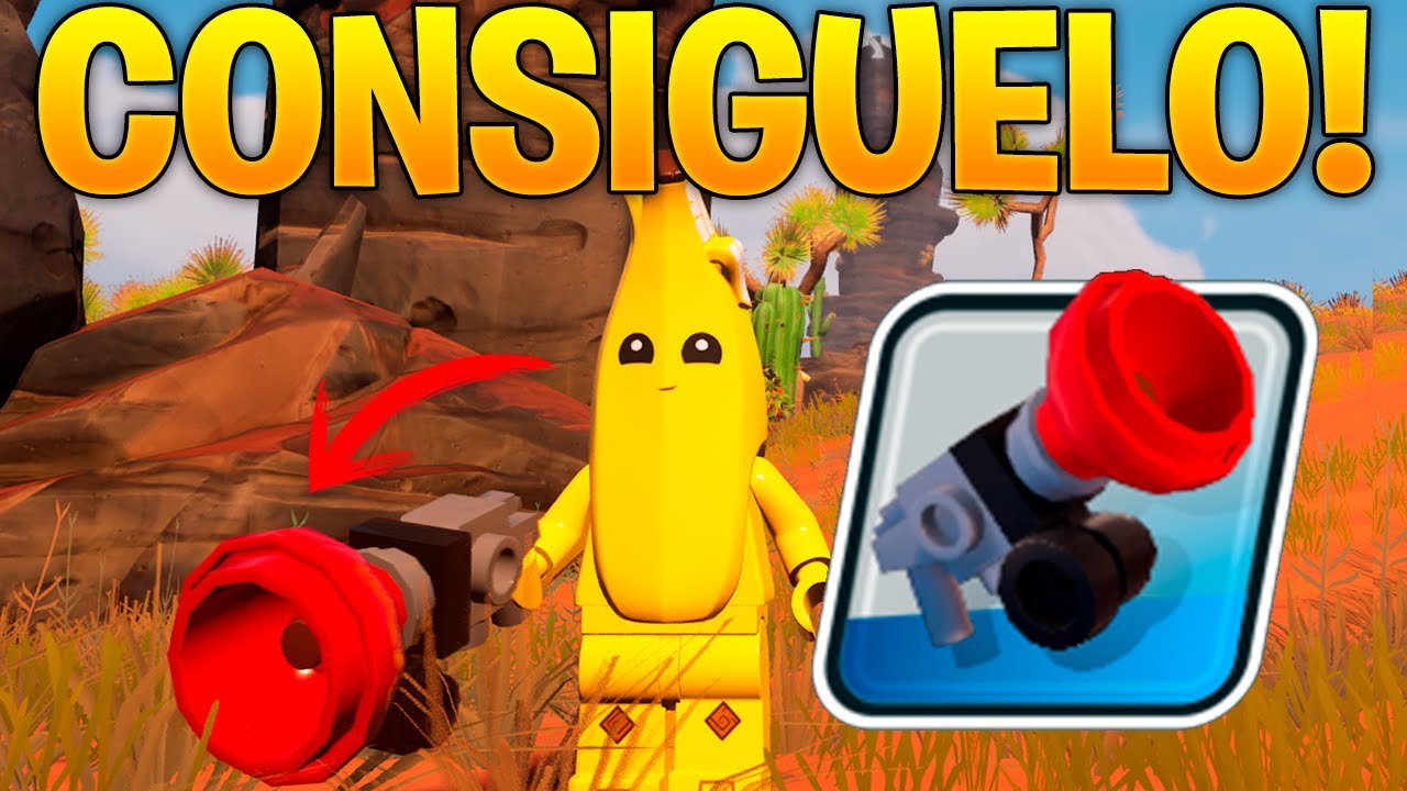 COMO CONSEGUIR EL LANZA VENTOSAS EN LEGO FORTNITE Y COMO HACER EL ...