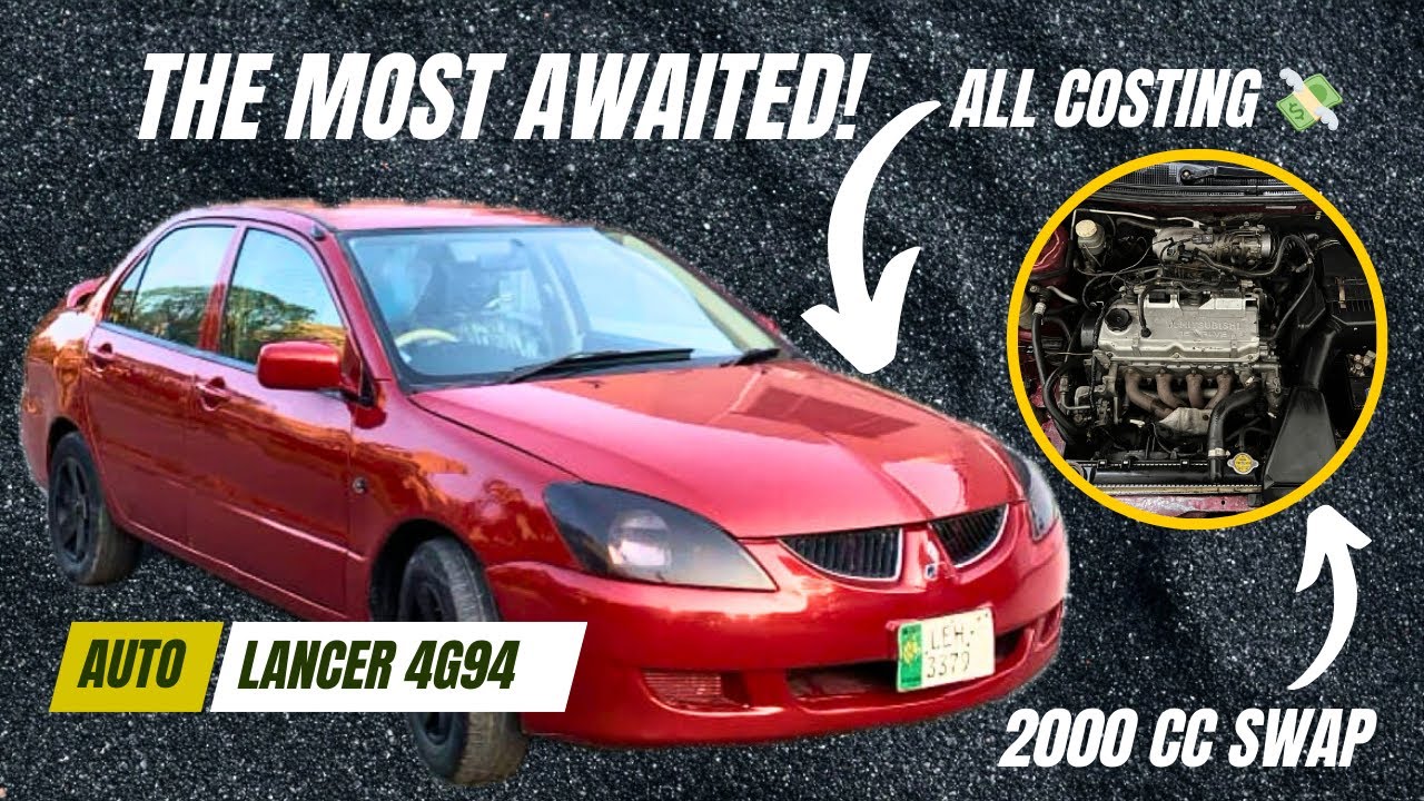Lancer 4G94 2000 CC Automatic Swap Total Cost of Complete Restoration ...
