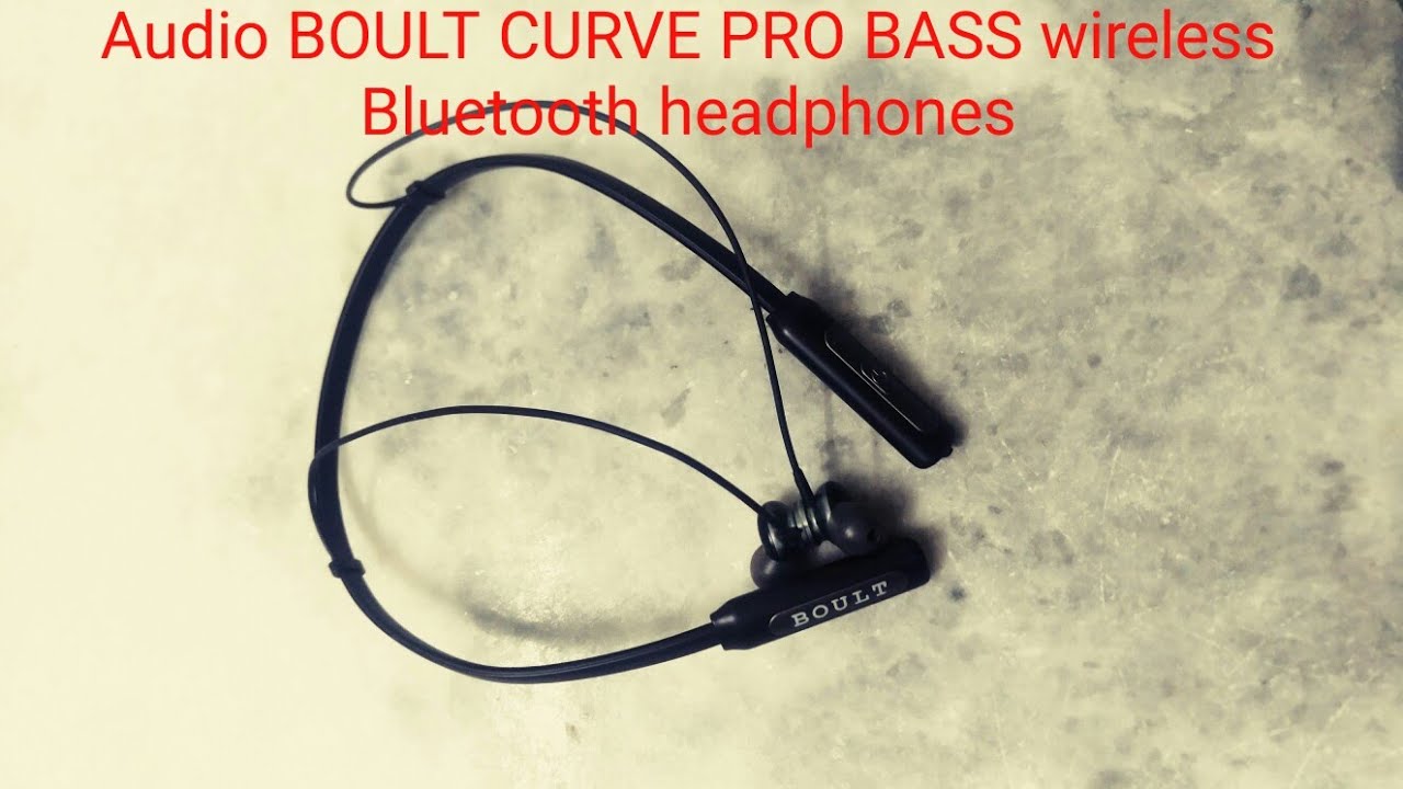 BOULT AUDIO PRO BASS CURVE Bluetooth wireless headphones - YouTube