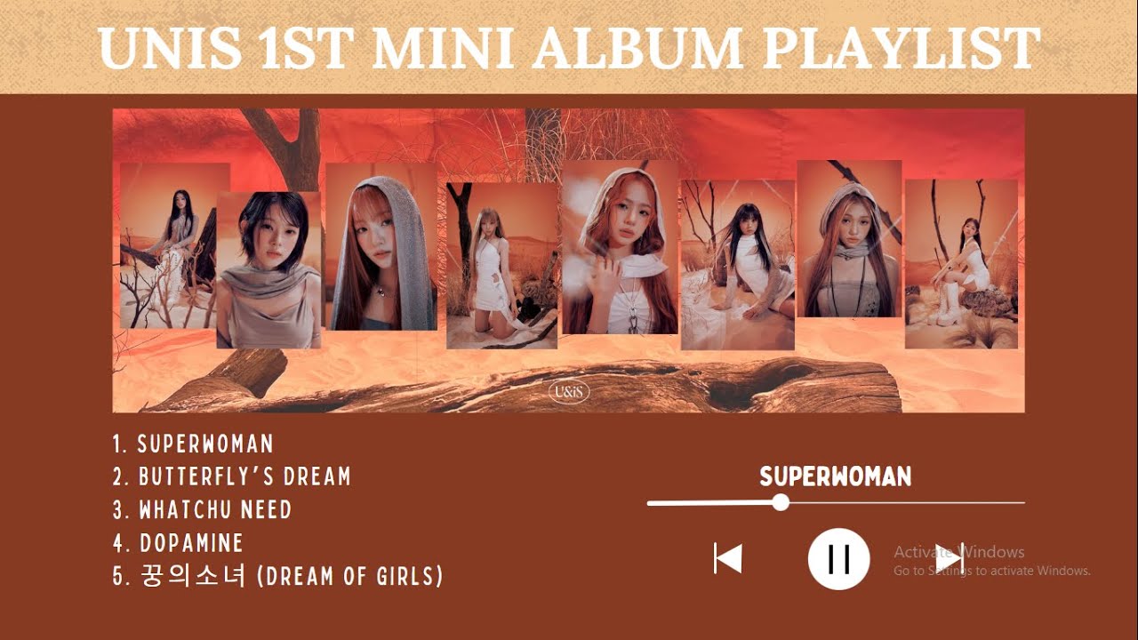UNIS OFFICIAL_1ST MINI ALBUM PLAYLIST - YouTube